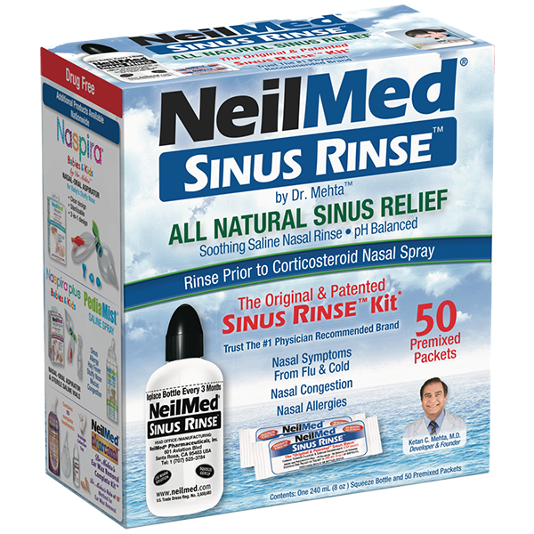 Sinus Rinse Kit with 50 Packets