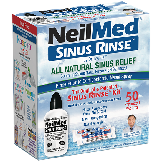 Sinus Rinse Kit with 50 Packets